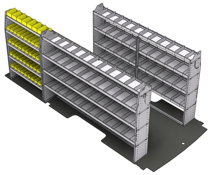 60-FT33-C1,Ensemble Contracteur pour Ford Transit Empattement 148" Allongé Toit Haut : GWA - G.W ...