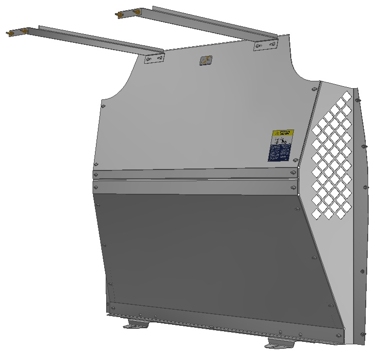10-FC01-121,Solid Contoured Partition for Ford Transit Connect : GWA ...